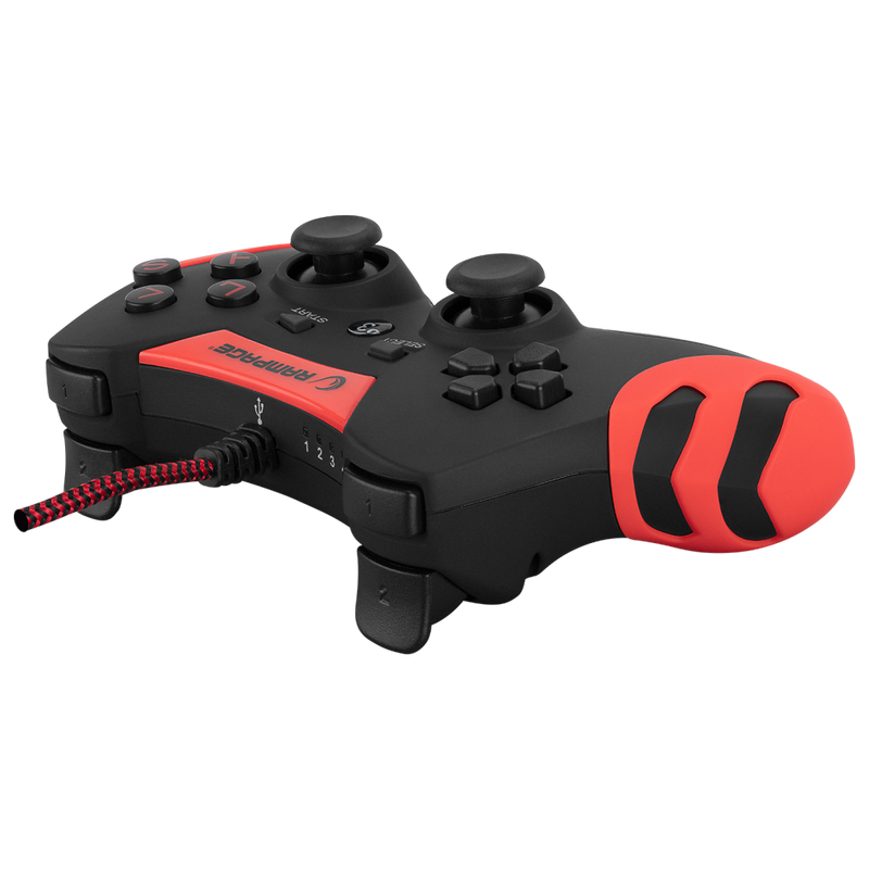 SG-R218 PS3/PC X Input Usb 1.8m Joypad-Kırmızı – Rampage