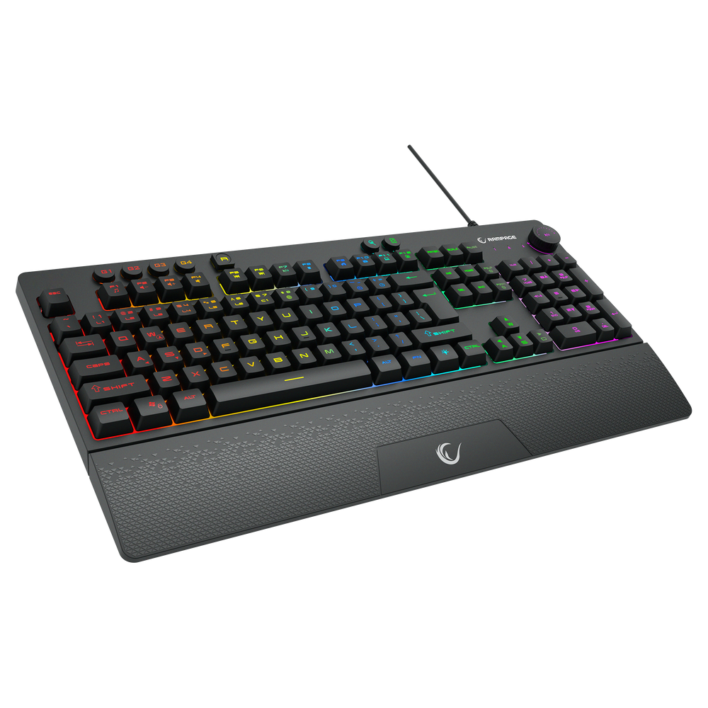 Simula USB RGB 4 Makro Tuş English Layout Bilek Destekli Gaming Oyuncu ...