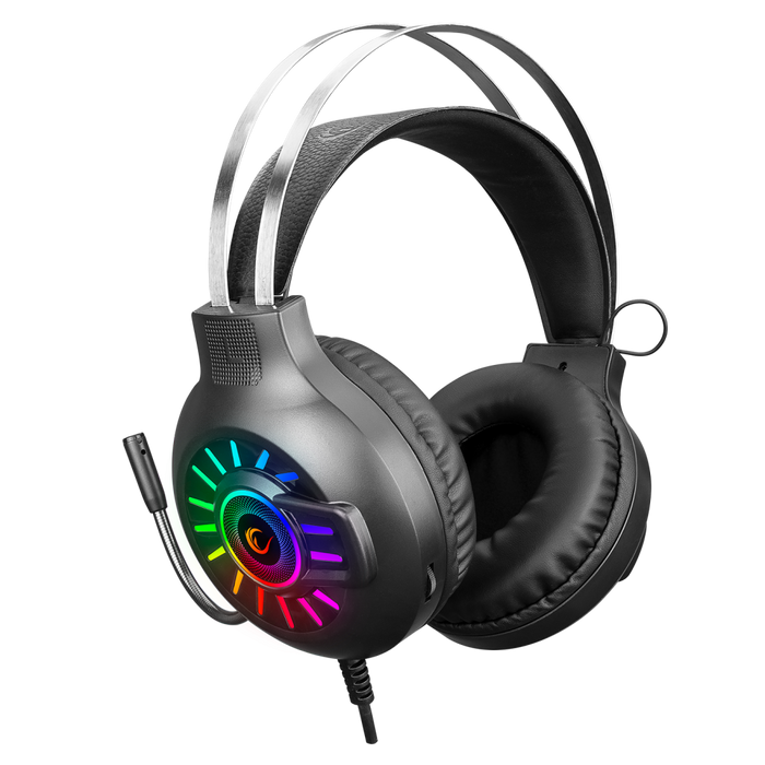Rm-K44 Zengibar RGB 7.1 Oyuncu Kulaklığı-Siyah – Rampage