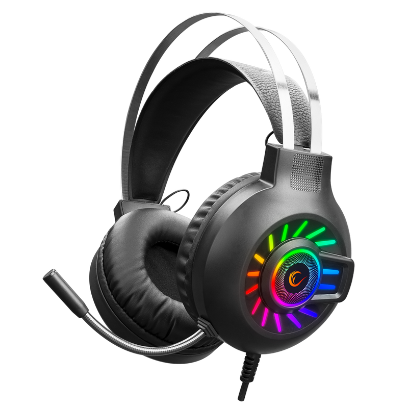 Rm-K44 Zengibar RGB 7.1 Oyuncu Kulaklığı-Siyah – Rampage